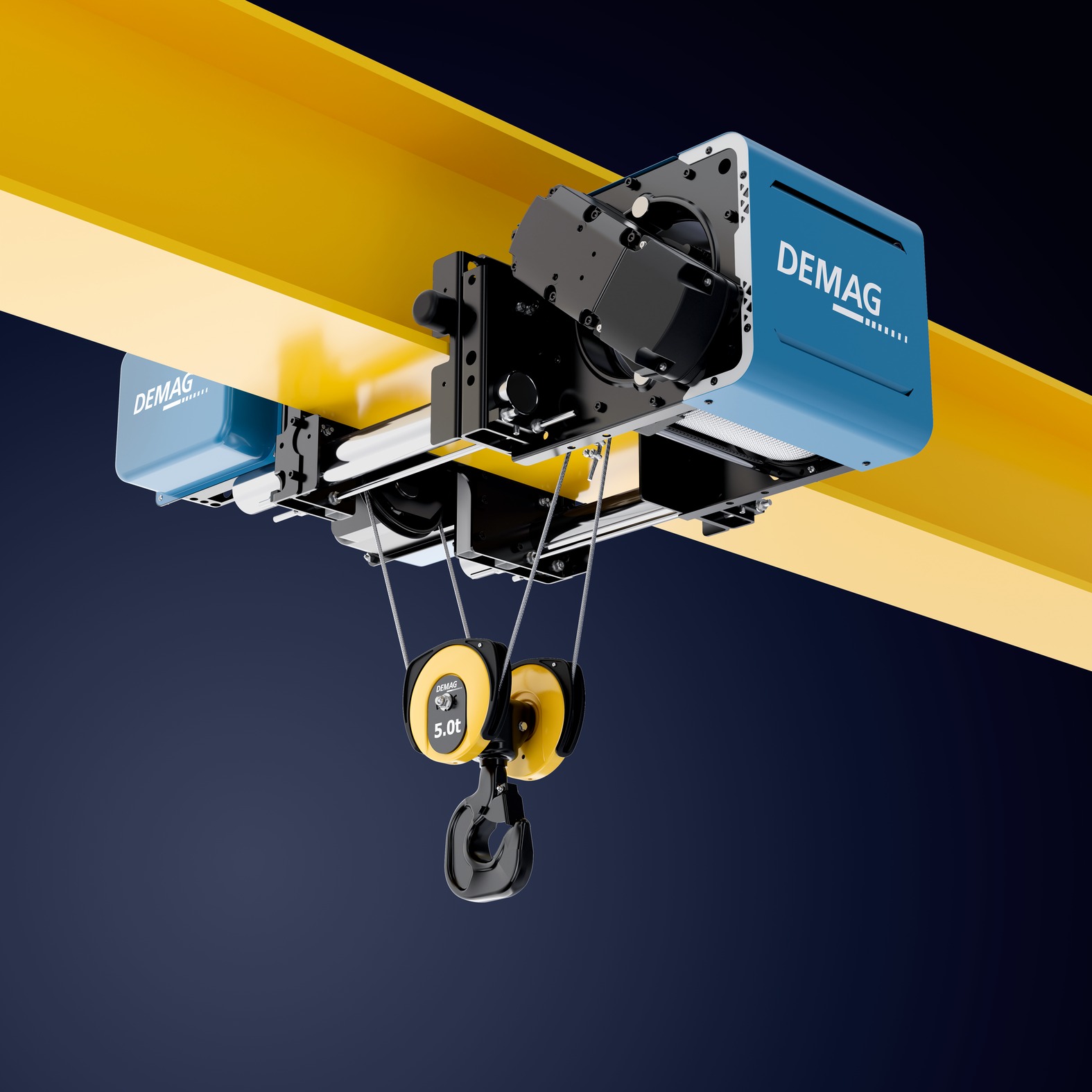 DEMAG DVR wire rope hoist and DBC Chain hoist | DEMM Engineering and ...
