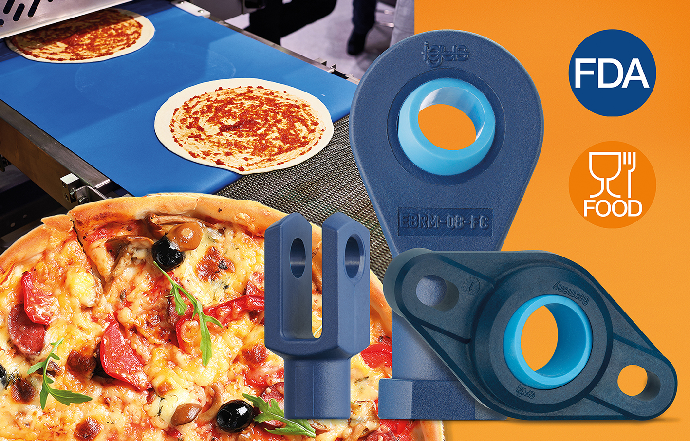 New igus polymer spherical ball from Treotham improves food safety ...
