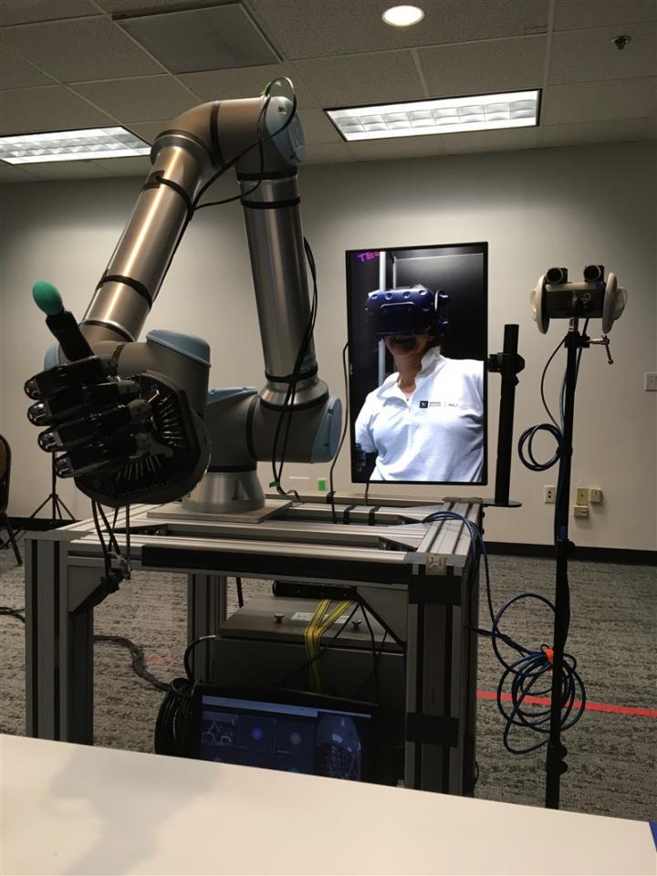 Haptic robotics system transmits realistic touch feedback worldwide ...